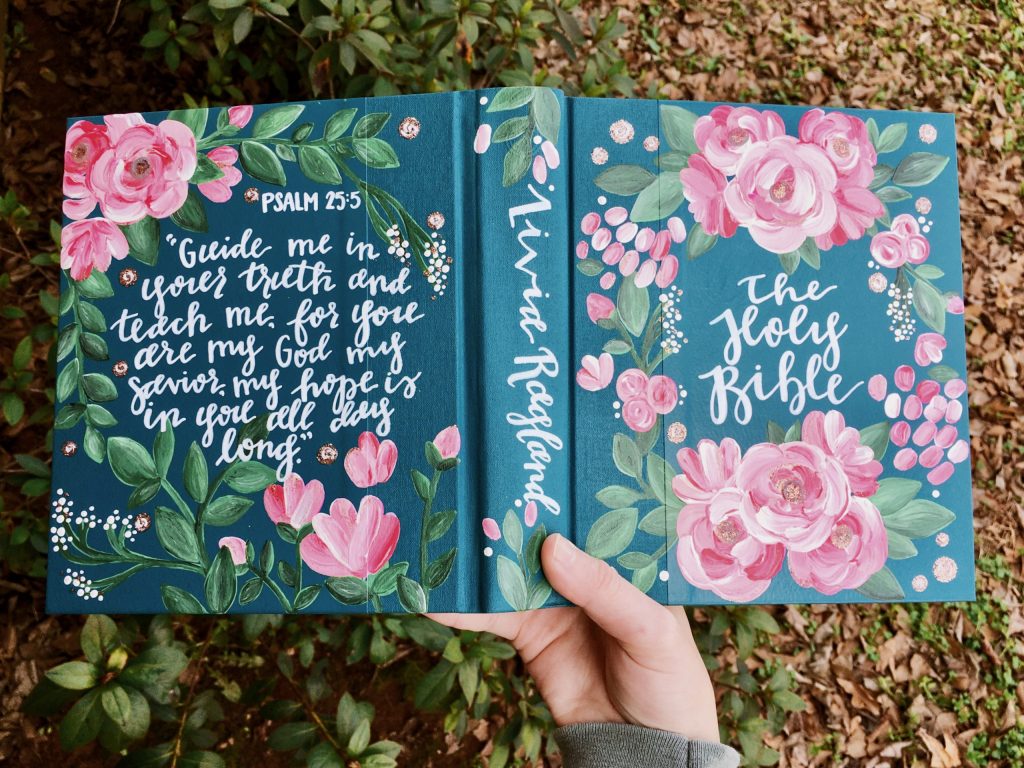 custom hand-painted Bible | FREE shipping - scripted by soulshine