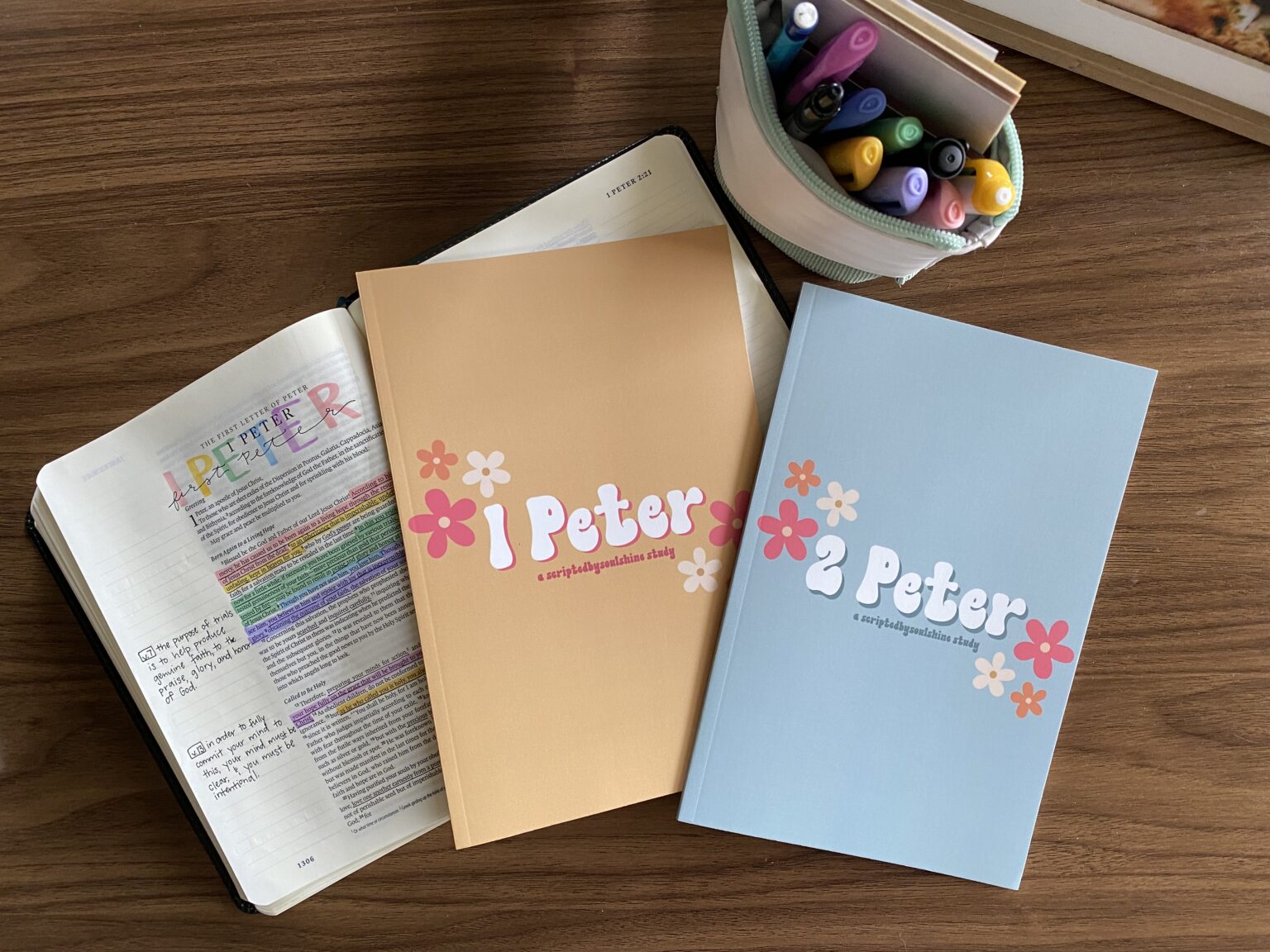 1 & 2 Peter Bible study books BUNDLE | 30 days - scripted by soulshine